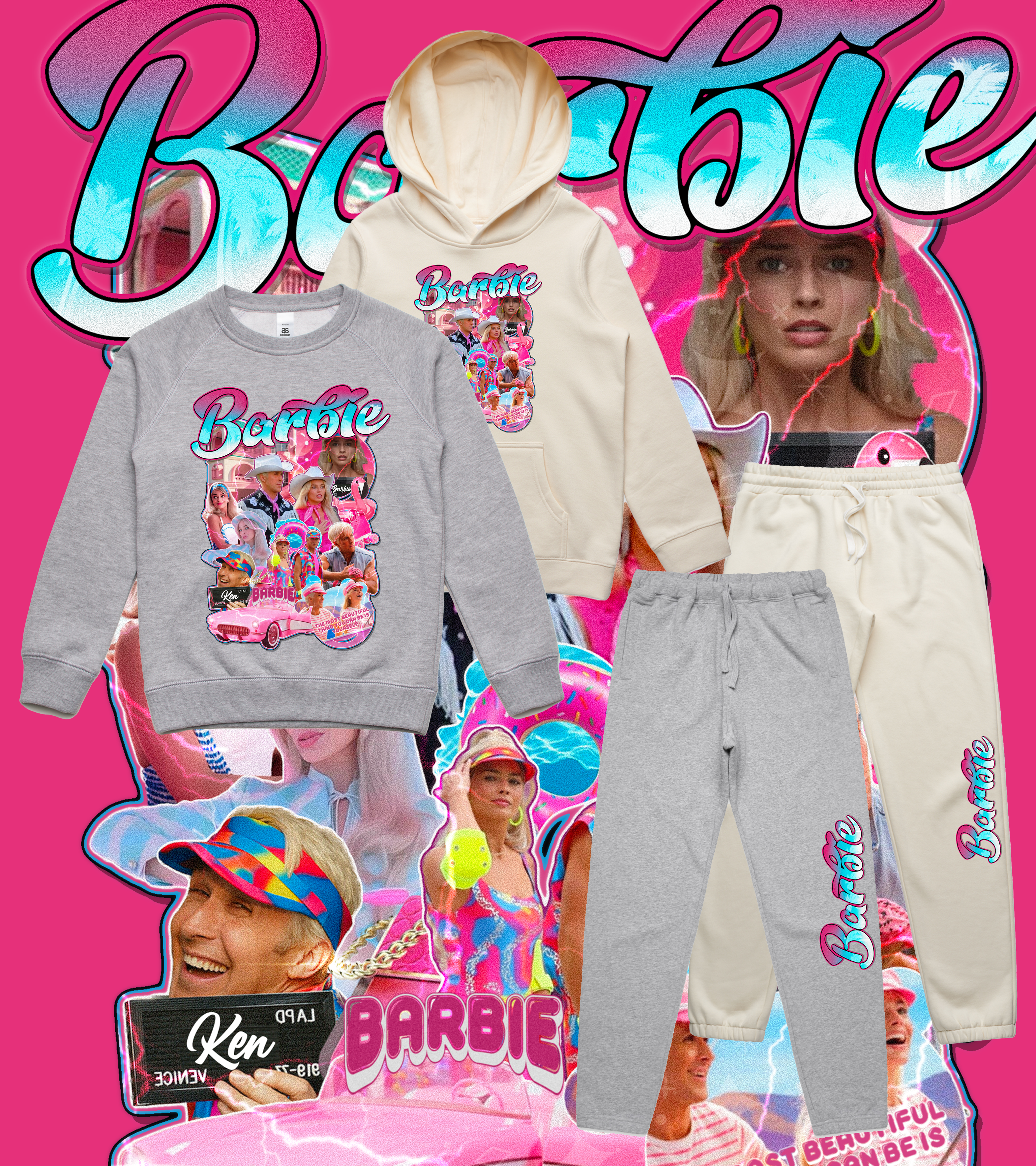 Girls Barbie Track Suit – Knight Graphics
